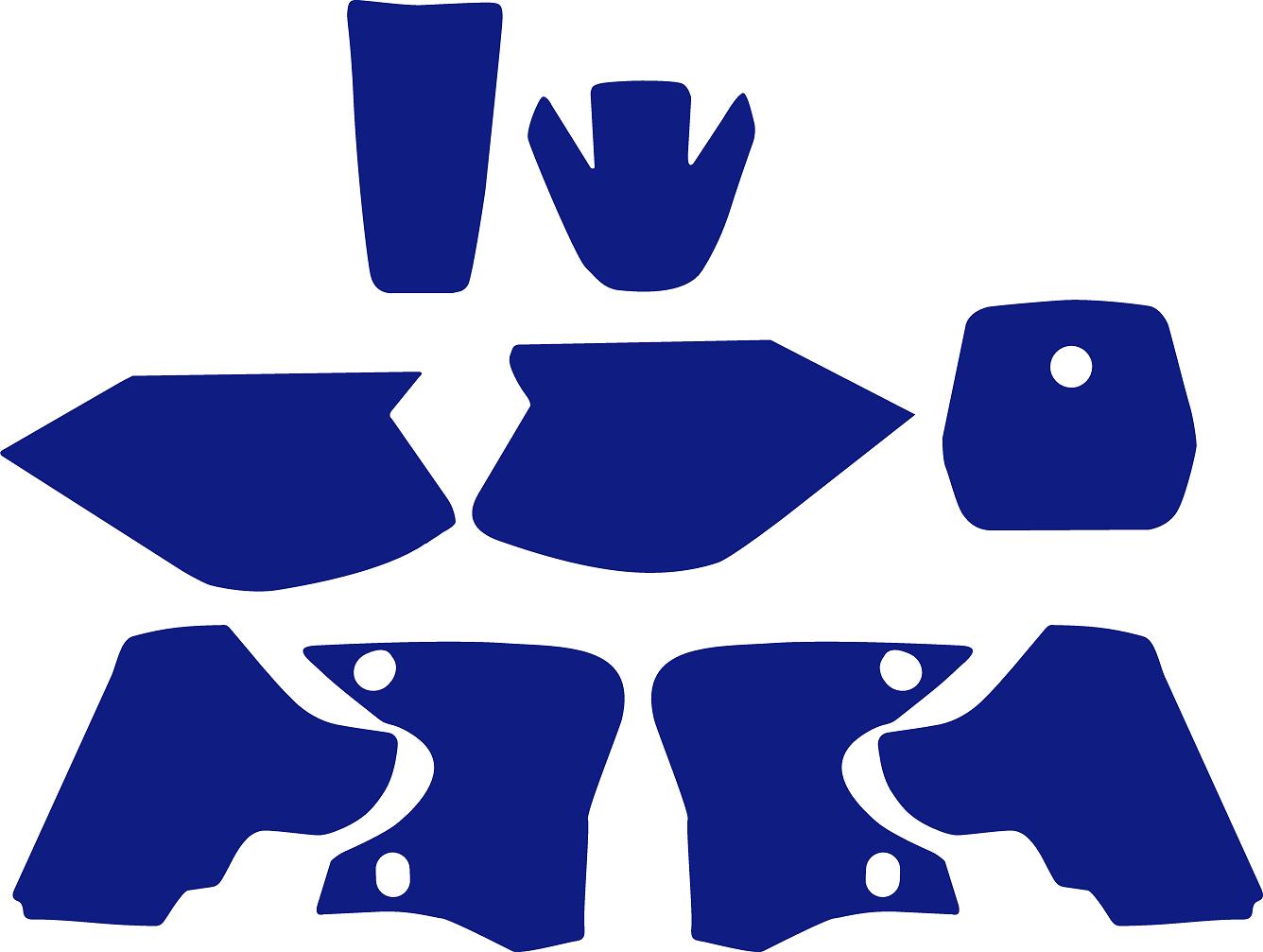 Yamaha TT-R90 00-07 Template