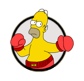 Homer Simpson Boxing