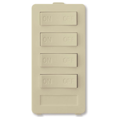 Leviton 16450-4 Wall Mounted Controller Uni-Base-Ivory (faceplate only)