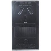 Leviton 50 Amp Surface Receptacle Industrial - Black 5050(10 Units)