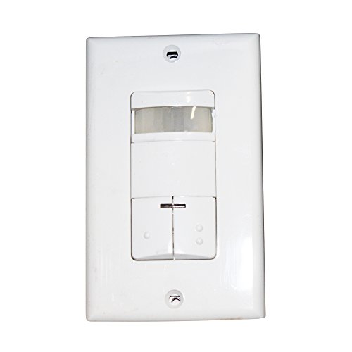 LITHONIA LIGHTING LIRW-DR-WH PIR DUAL RELAY WALL OCCUPANCY SENSOR ...