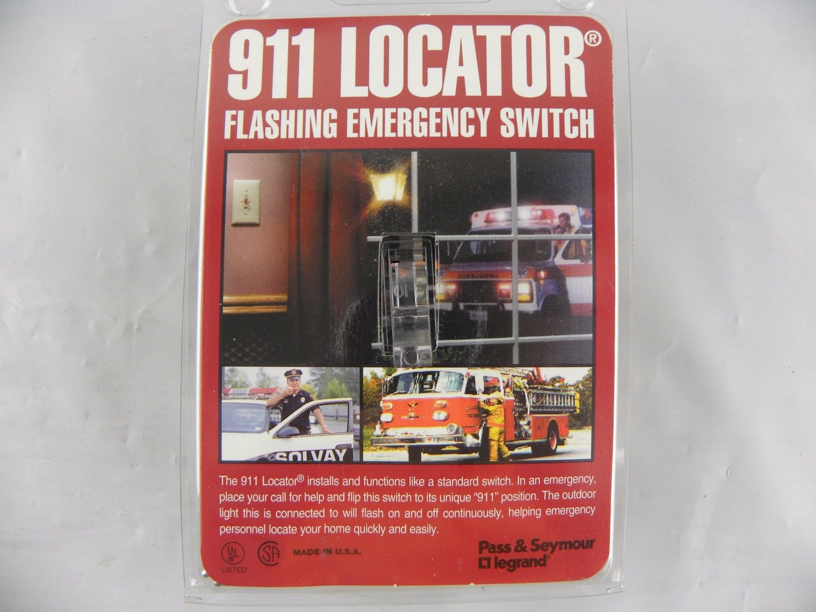 P&S 911 replacement 500W, 120 Volt AC 60Hz Emergency Flasher Switch