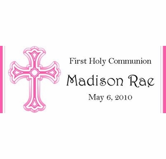 Pink Communion Cross