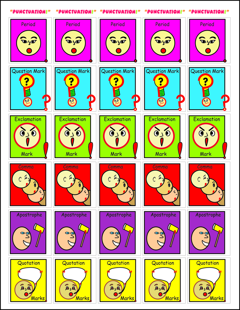 Period Punctuation With Face
