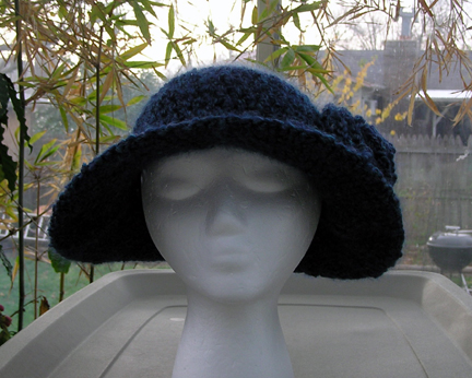 Colonial Blue Wide Brim Hat