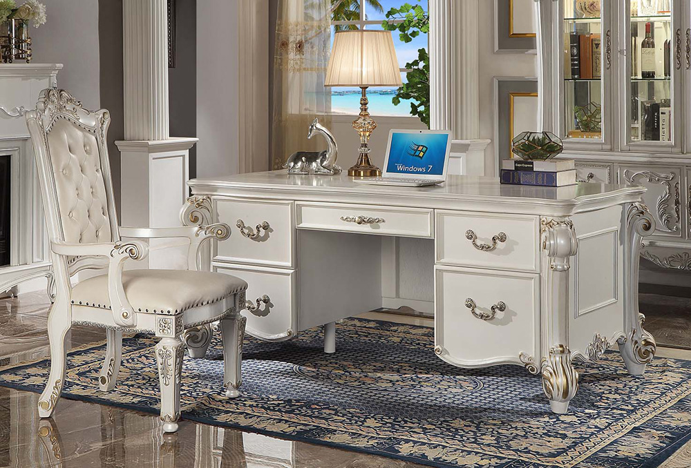 Executive writing desk with drawers store