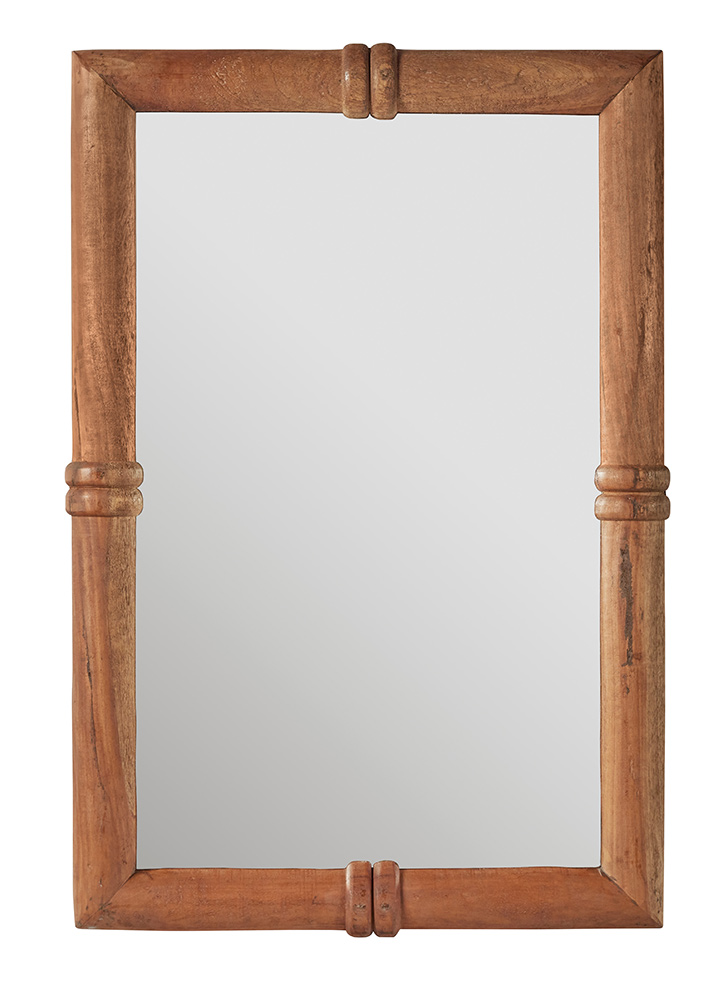 BOBO Intriguing Objects - Rectangular Mirror w/ Wooden Spool Frame - BI ...