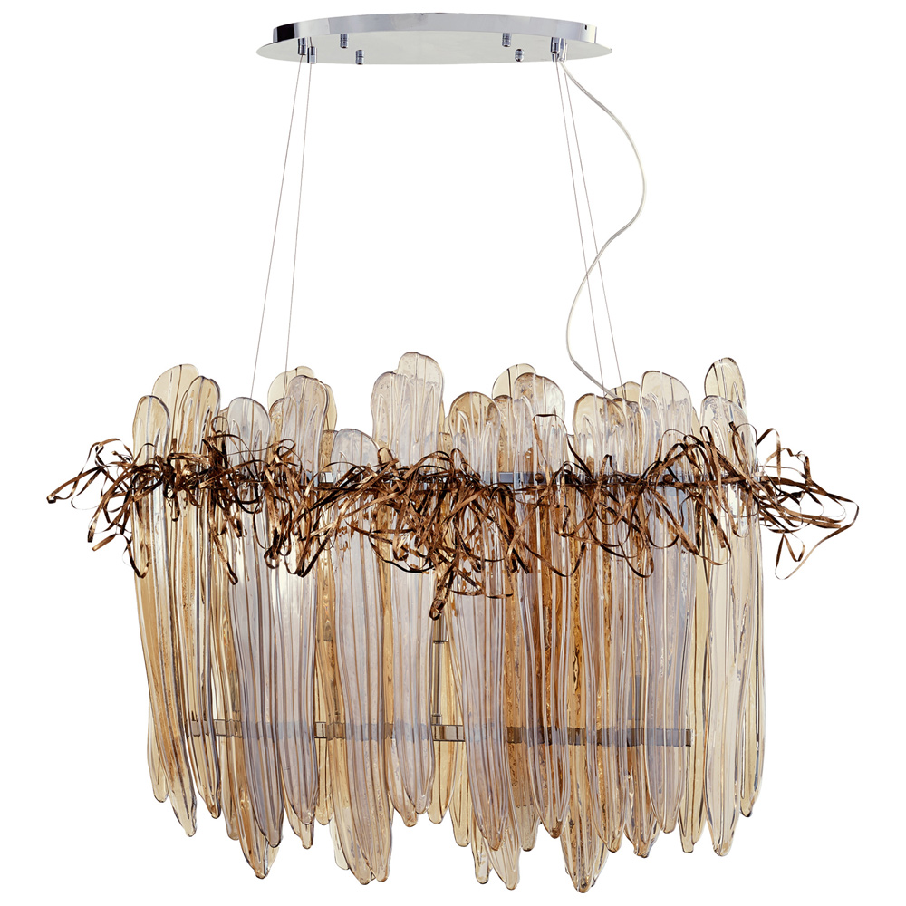 Cyan Design - Thetis Island in Chrome and Copper - 07984