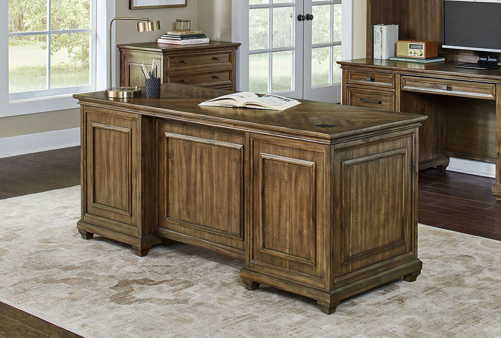 Double executive desk store