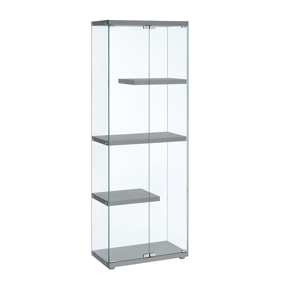 Picket house furnishings maxwell glass display cabinet store