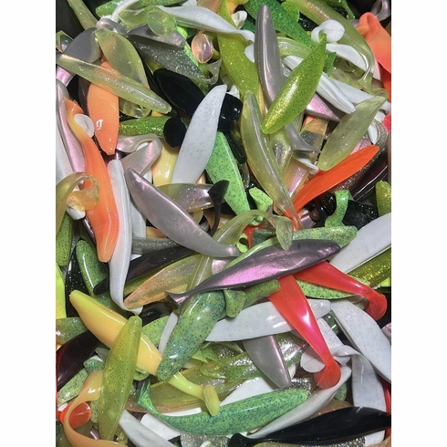 Lockett Lures - 6" Sassy Shad Color Mix