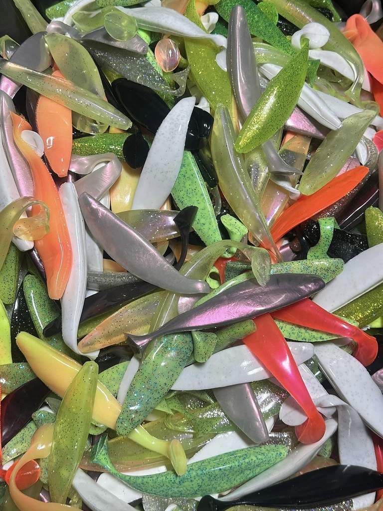 Lockett Lures - 6" Sassy Shad Color Mix