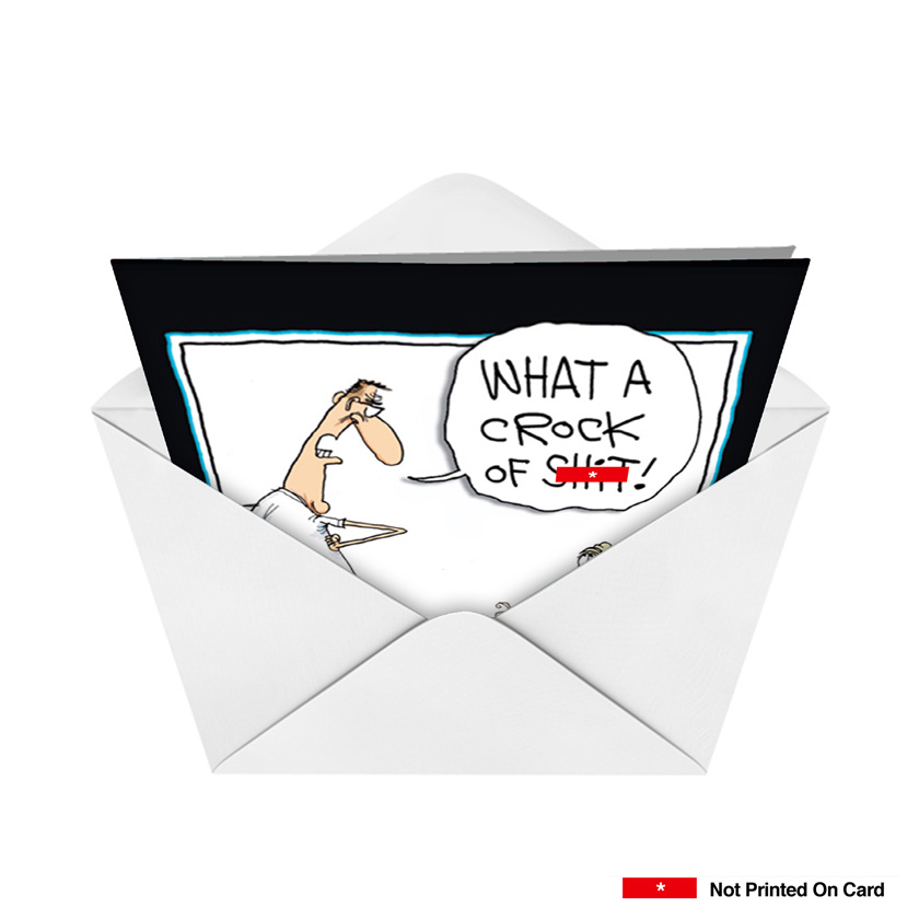 Wholesale Only: Crock Of Shit Congratulations Card Mccoy
