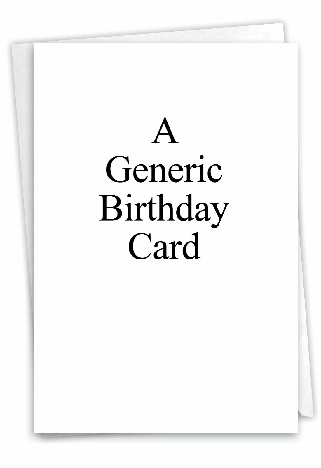 Funny Generic Birthday Card Birthday Card Nobleworks