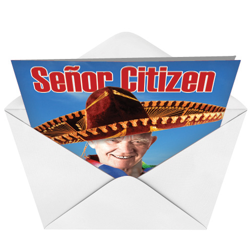 Nasty Senor Citizen Birthday Card Nobleworks