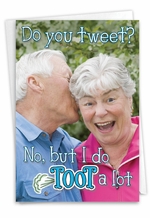 Joke Tweet Toot Anniversary Card Nobleworks