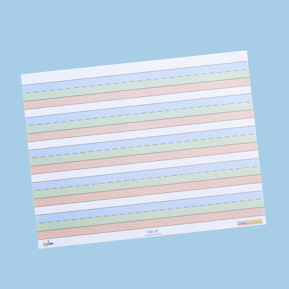 Living Letters® Handwriting Paper 3/4 inch lines