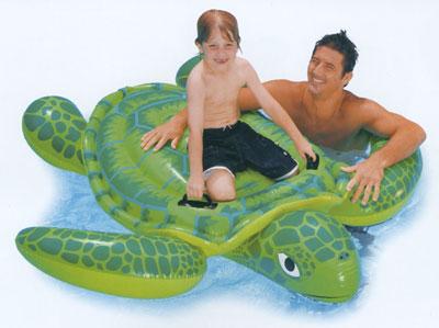 Intex 56524EP Sea Turtle Ride On Inflatable Pool Toy
