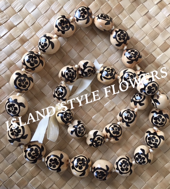Graduation Kukui Nut Leis - Hawaiian Wedding Kukui Nut Lei