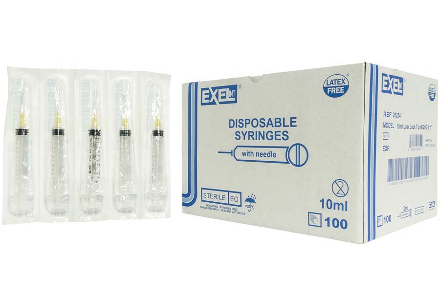 Exel 10CC 21G x 1-1/2" Syringe / Needle Combo | Beck-Lee