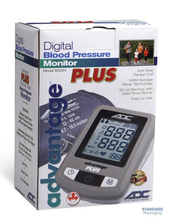 ADC Advantage Plus 6022N Digital BP Pulse Monitor | Beck-Lee