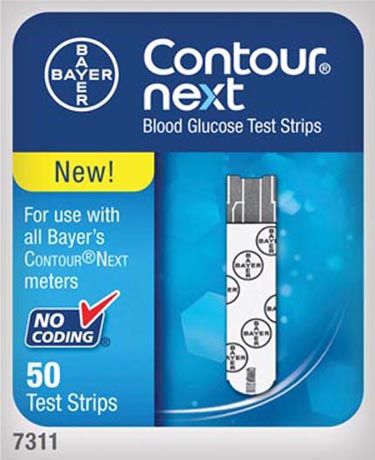 Ascensia Bayer 7311 Contour Next EZ Glucose Test Strips | Beck-Lee