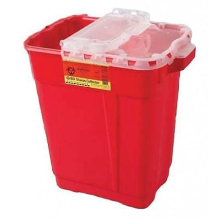 BD 9-Gallon Red Sharps Container 305602 | Beck-Lee