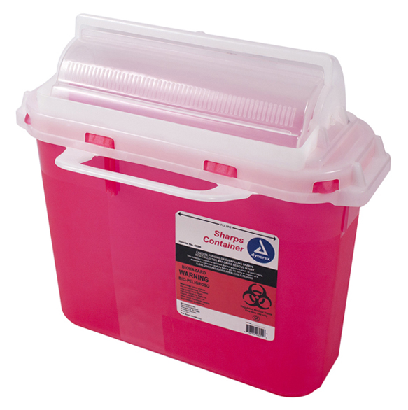 Dynarex 5.4-Quart Sharps Container (4625) | Beck-Lee