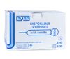 EXEL Syringe / Needle Combo 3cc 23g x 1" | Beck-Lee