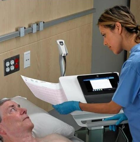 GE MAC 5 Resting ECG Machine | Beck-Lee