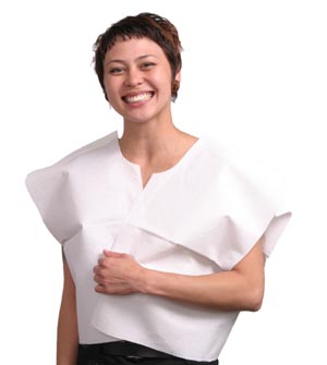 Graham Medical Exam Capes 3-Ply Tissue White (211) | Beck-Lee