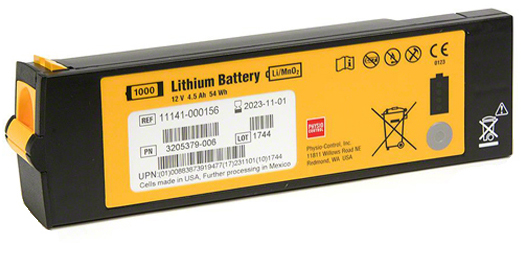 Physio Control Lifepak 1000 AED Battery 11141-000100 | Beck-Lee