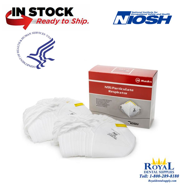 NIOSH - N95 RESPIRATOR MASK 20/PACK