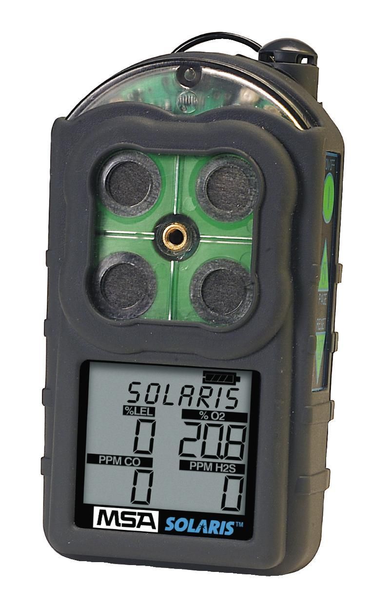 MSA Solaris 4-Gas (CH4, O2, CO, H2S) Detector Kit (MSHA) Includes ...