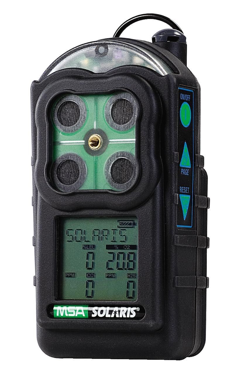 MSA Solaris 4-Gas (CH4, O2, CO, H2S) Detector Kit (MSHA) Includes ...