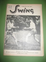 1924 Rare Swedish Boxing Magazine FRANK GODDARD