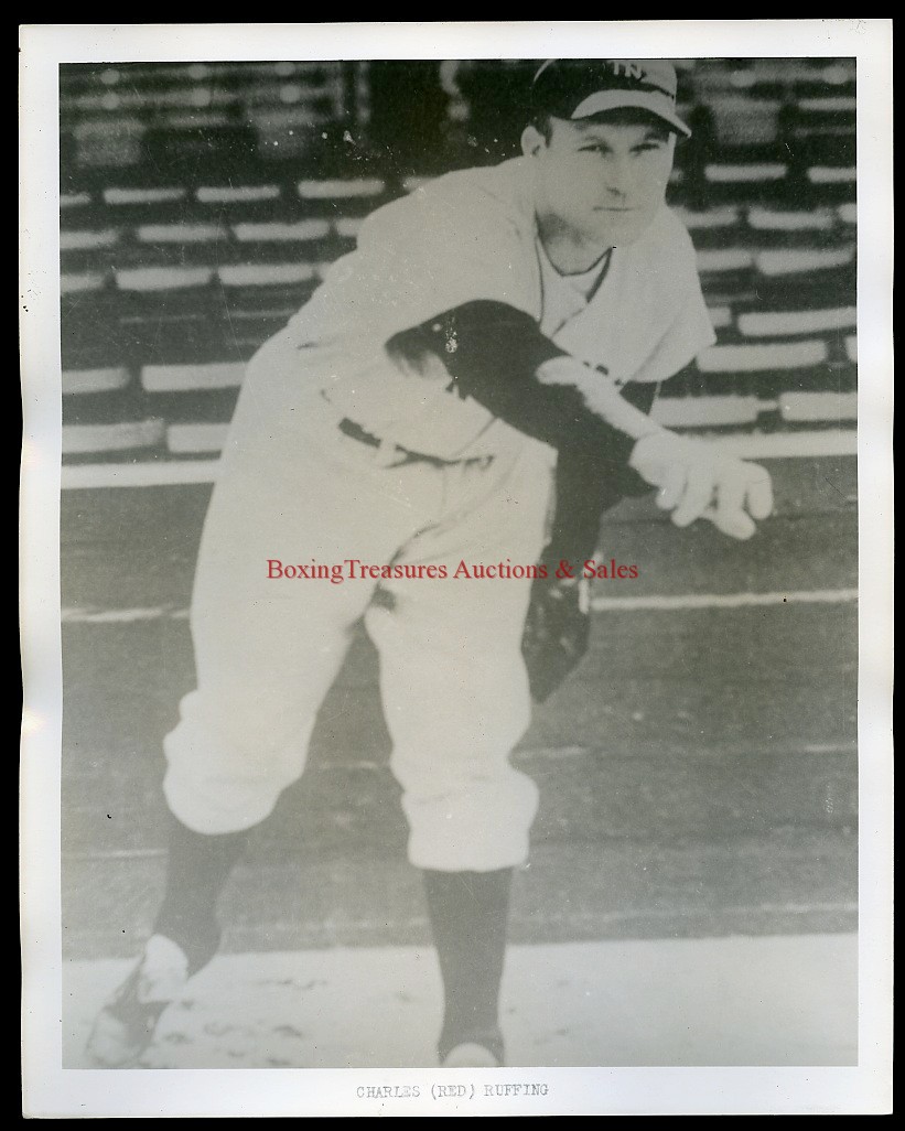 1930s-50s RED RUFFING Vintage 8x10 Baseball Photograph PREMIUM or SEND ...
