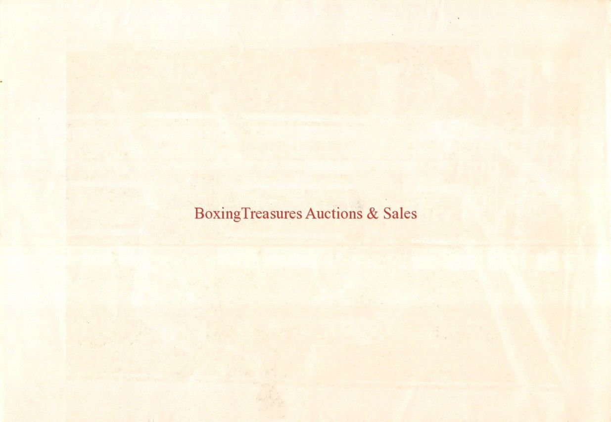 1947 OLLE TANDBERG vs JOE BAKSI Vintage Swedish Boxing Premium Supplement