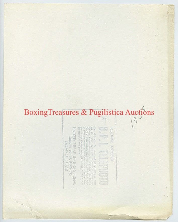 1959 Boxing WILLIE PASTRANO vs ALONZO JOHNSON Vintage Photograph ...