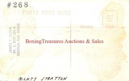 1966 Baseball MONTY STRATTON Chicago White Sox JAMES T. ELDER Postcard #268