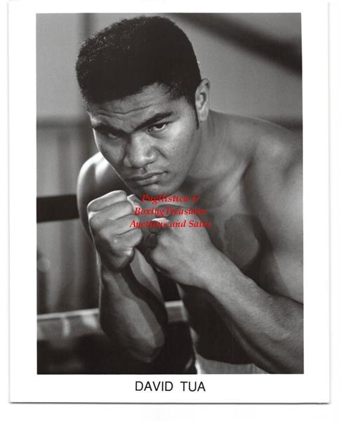 c. 1993 DAVID TUA Vintage Boxing Promotional Photograph HEAVYWEIGHT ...