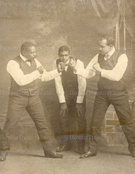 19th Century Black Bare-knuckle Boxers - Archive Photo - c. 1880's