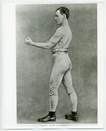 Boxing PROFESSOR JOHN DONALDSON Photograph 1880s Bare-Knuckle Boxer