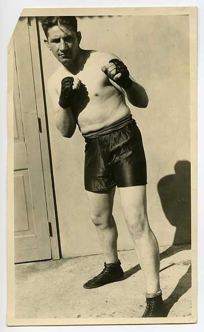 c. 1920s Boxing UNIDENTIFIED BOXER Vintage Photograph