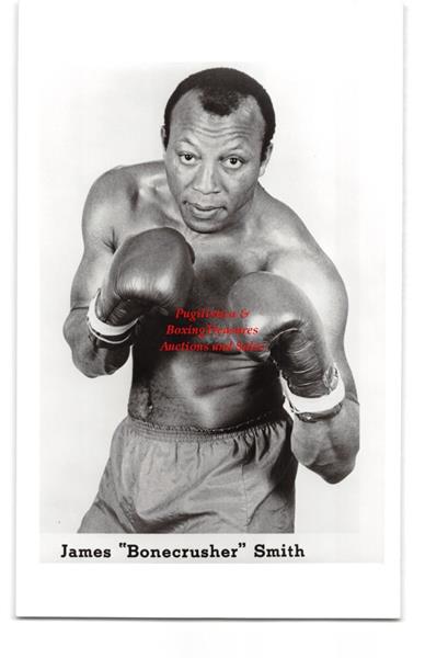c. 1980s JAMES BONECRUSHER SMITH Vintage Boxing Photo #2 HEAVYWEIGHT ...