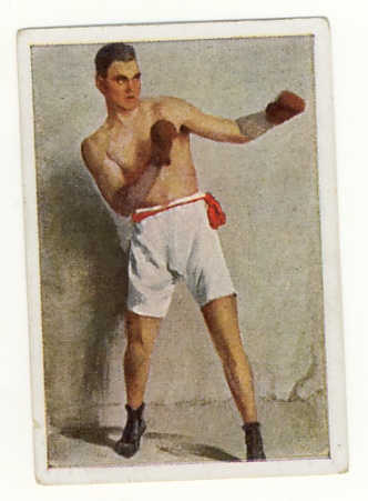 Jack Dempsey - 1928 World Class Boxers - Salem Cigarettes Boxing Card