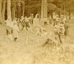 John L. Sullivan vs. Jake Kilrain re-enactment - Archive Photo - c. 1889