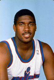 John Williams - 1988-89 NBA Color Photo Slide - Washington Bullets