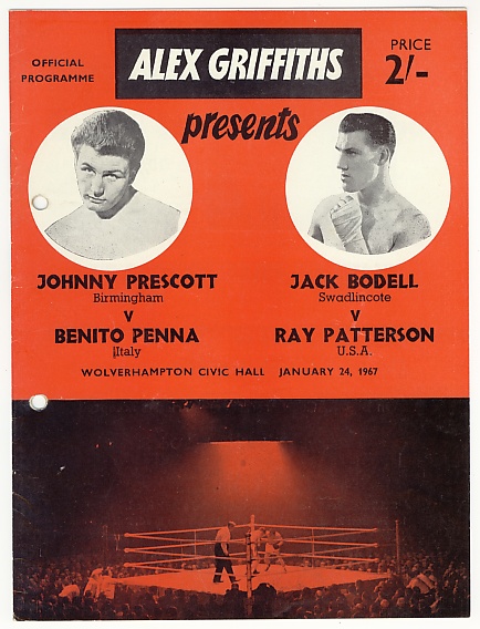 Johnny Prescott vs. Benito Penna, Jack Bodell vs. Ray Patterson - On ...
