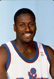 Ledell Eackles - 1988-89 NBA Color Photo Slide - Washington Bullets